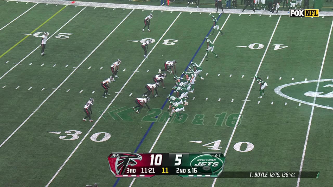 New York Jets wide receiver Garrett Wilson comes just shy of securing ...