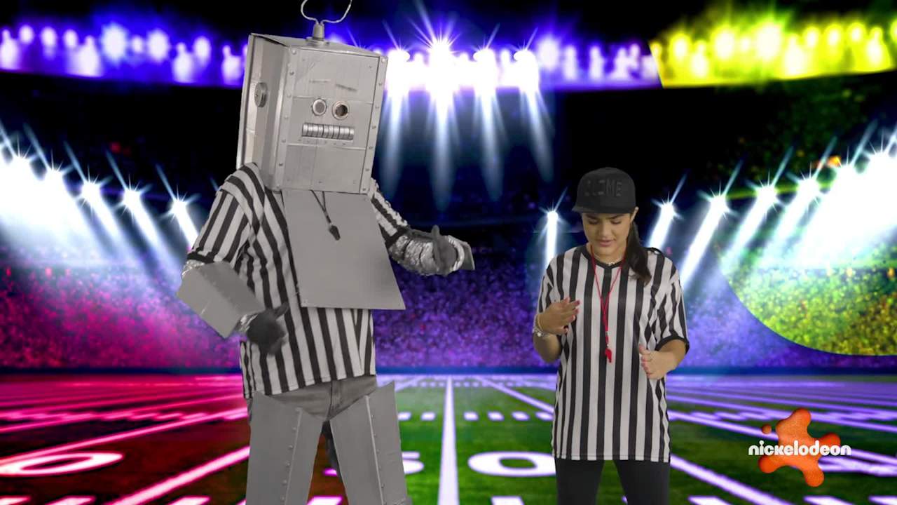 Ref-Bot demonstrates the different penalties in football | ‘Dora’s Map ...