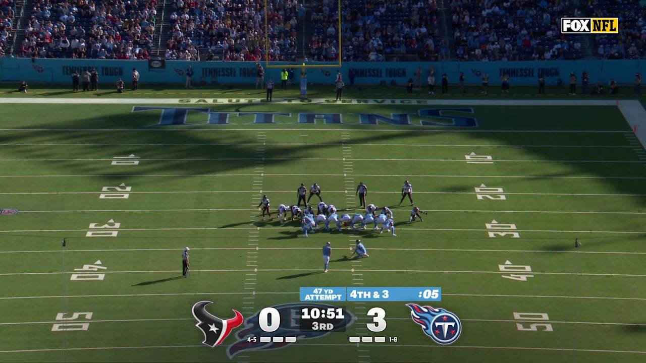 Tennessee Titans kicker Joey Slye sinks 47-yard FG to extend Titans ...