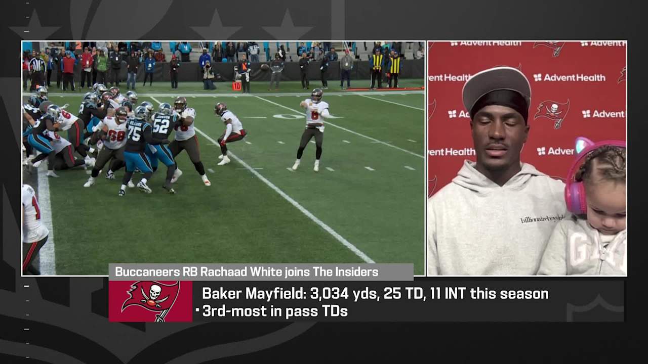 Tampa Bay Buccaneers running back Rachaad White shouts out offensive ...