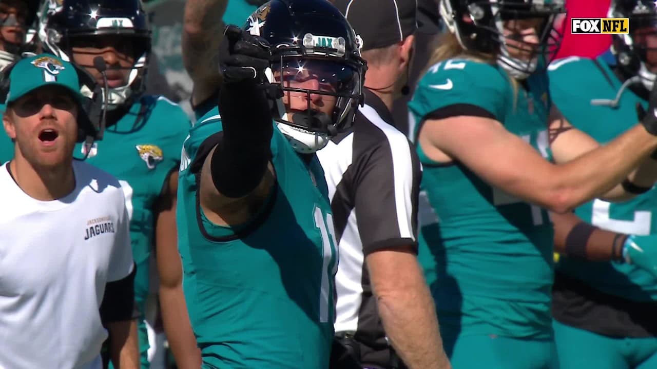 Jacksonville Jaguars quarterback Trevor Lawrence's 30-yard connection ...