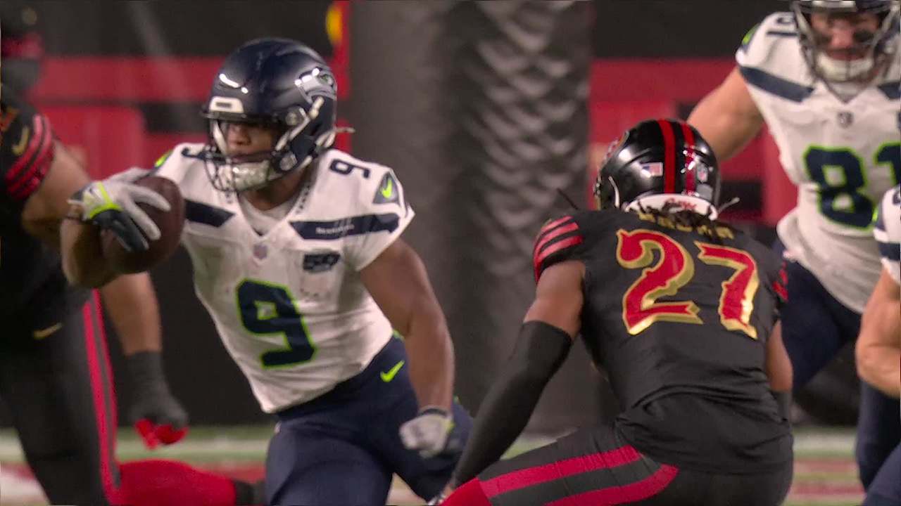 Seattle Seahawks running back Kenneth Walker III EXPLODES upfield for ...