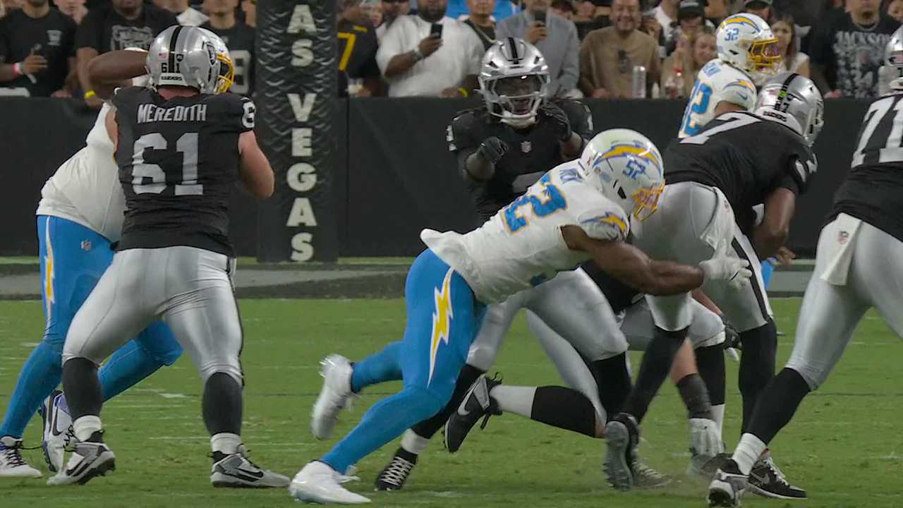 Los Angeles Chargers outside linebacker Khalil Mack burns his former ...