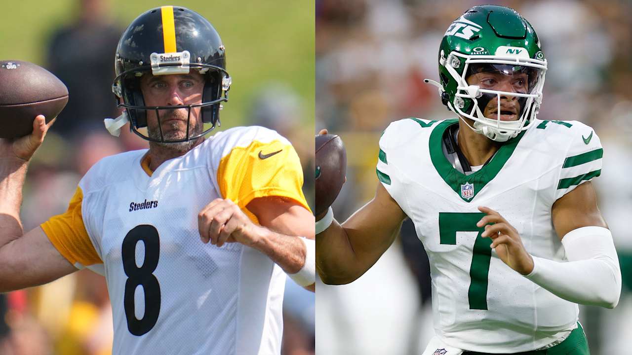 Jets' Justin Fields on facing Steelers, Aaron Rodgers in Week 1: 'It's ...