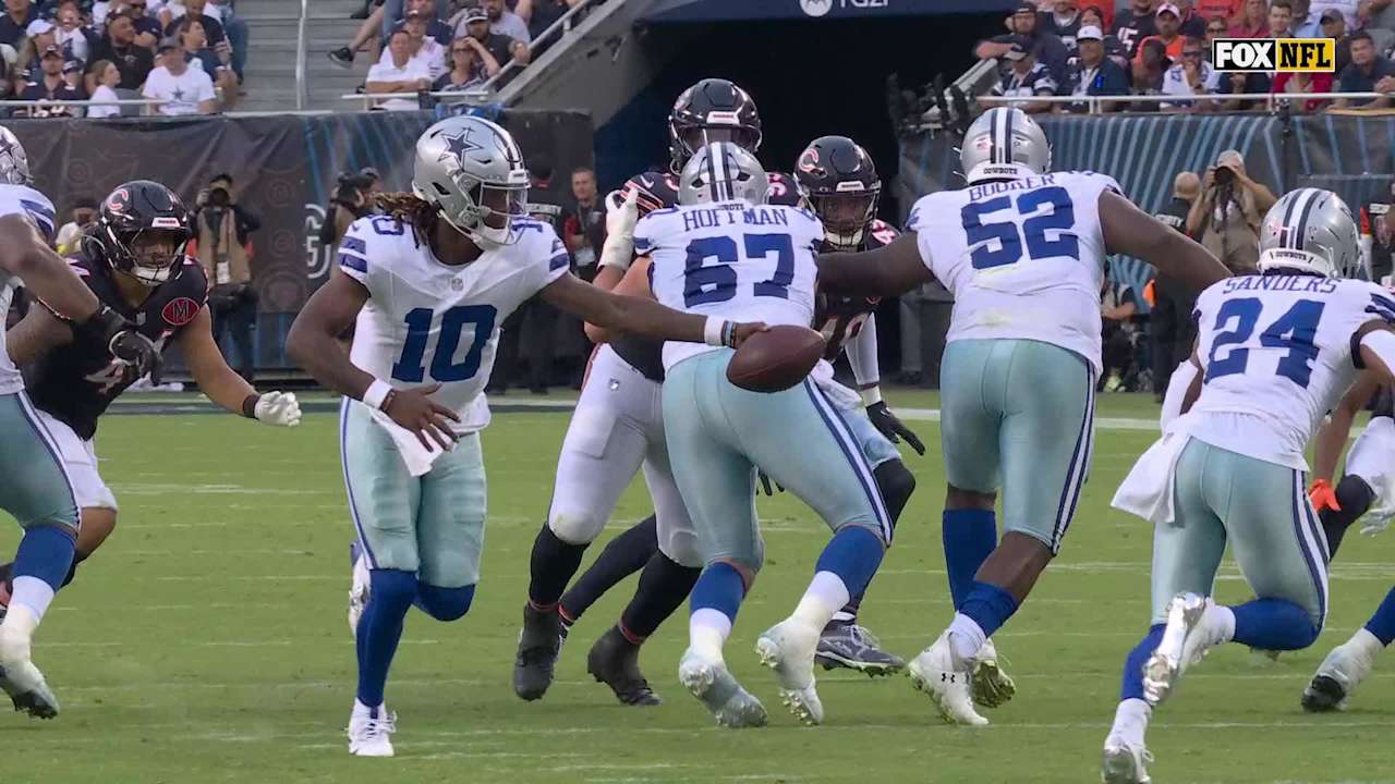 Dallas Cowboys quarterback Joe Milton completes first pass as Cowboys ...