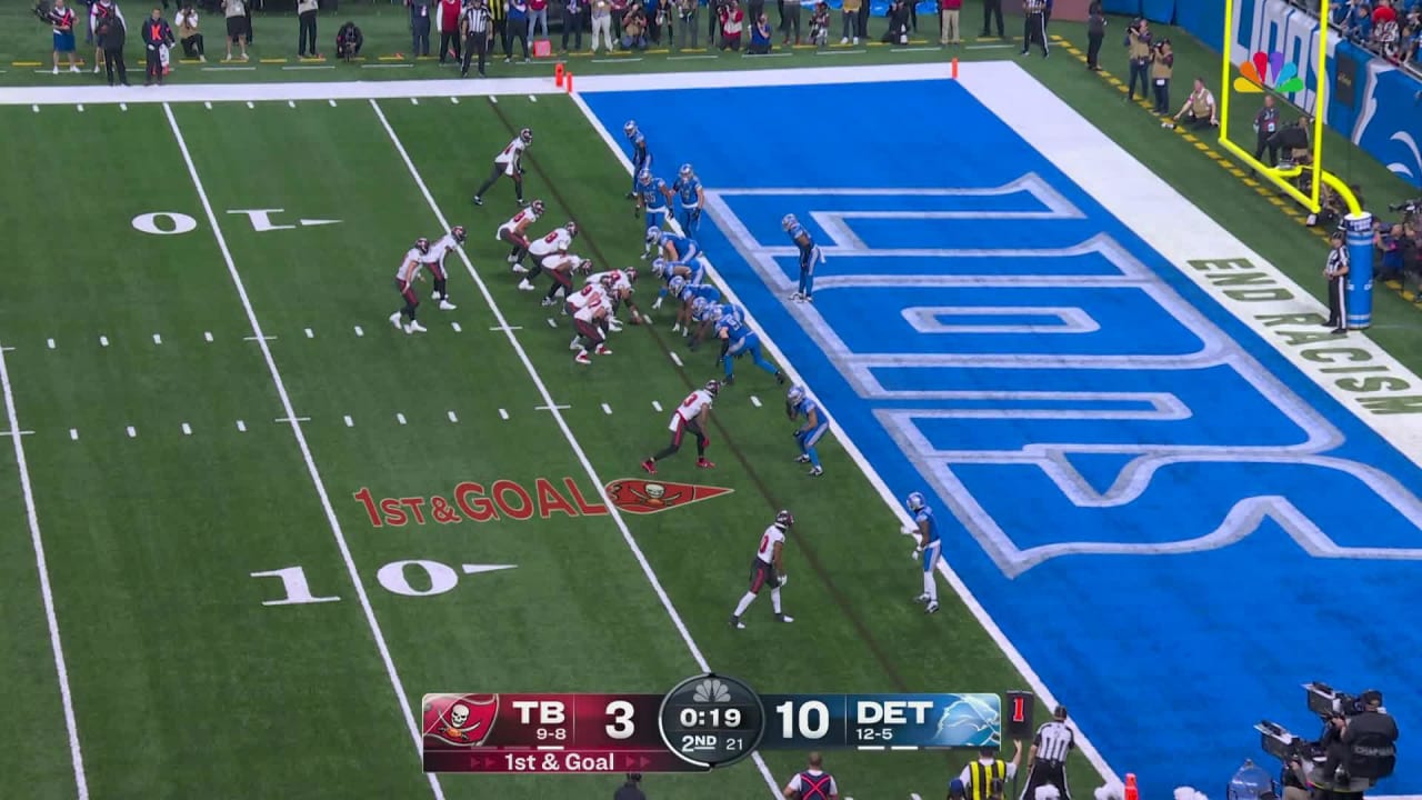 Tampa Bay Buccaneers quarterback Baker Mayfield's TD loft to toe-tapping tight end Cade Otton ...