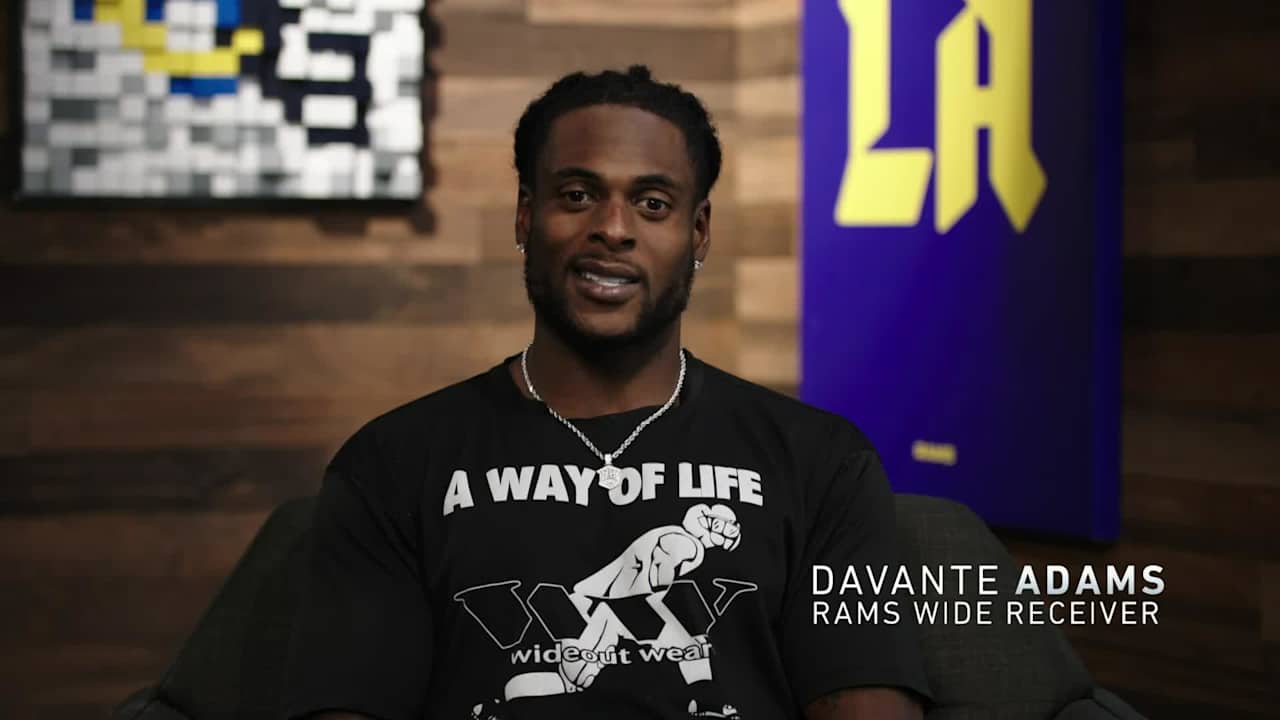 Los Angeles Rams wide receiver Davante Adams on his relationship with quarterback Matthew ...