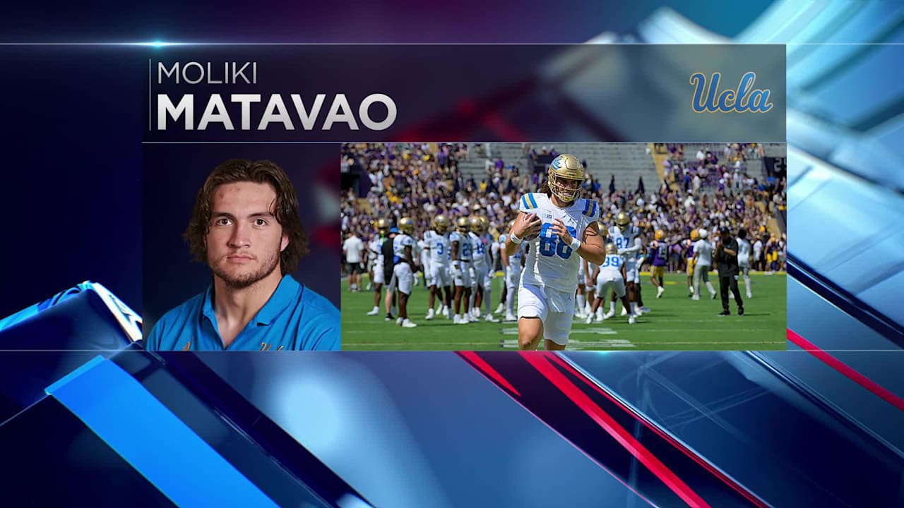 New Orleans Saints select tight end Moliki Matavao with No. 248 pick in ...