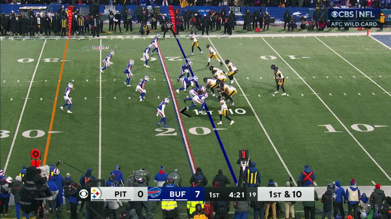 Pittsburgh Steelers wide receiver George Pickens' first-ever playoff ...