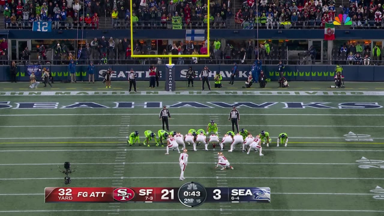 San Francisco 49ers kicker Jake Moody's 32-yard FG puts Niners up 21