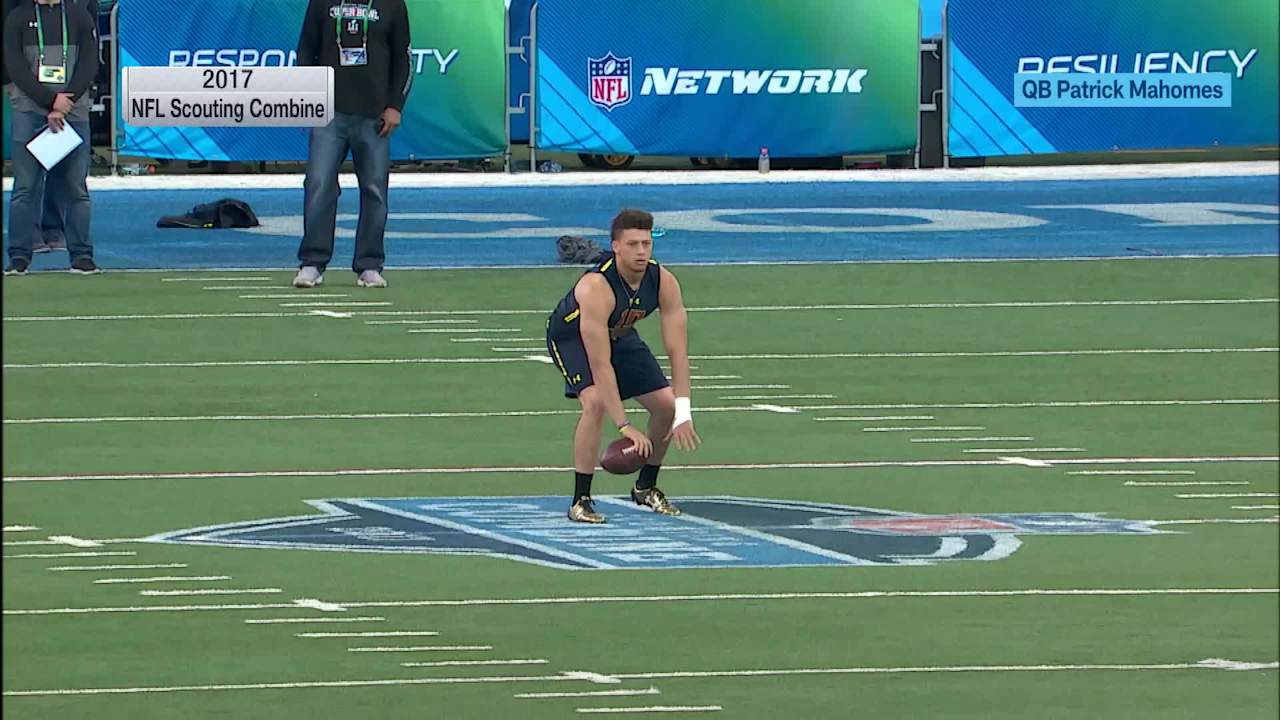 Throwback: Kansas City Chiefs quarterback Patrick Mahomes shows a ...