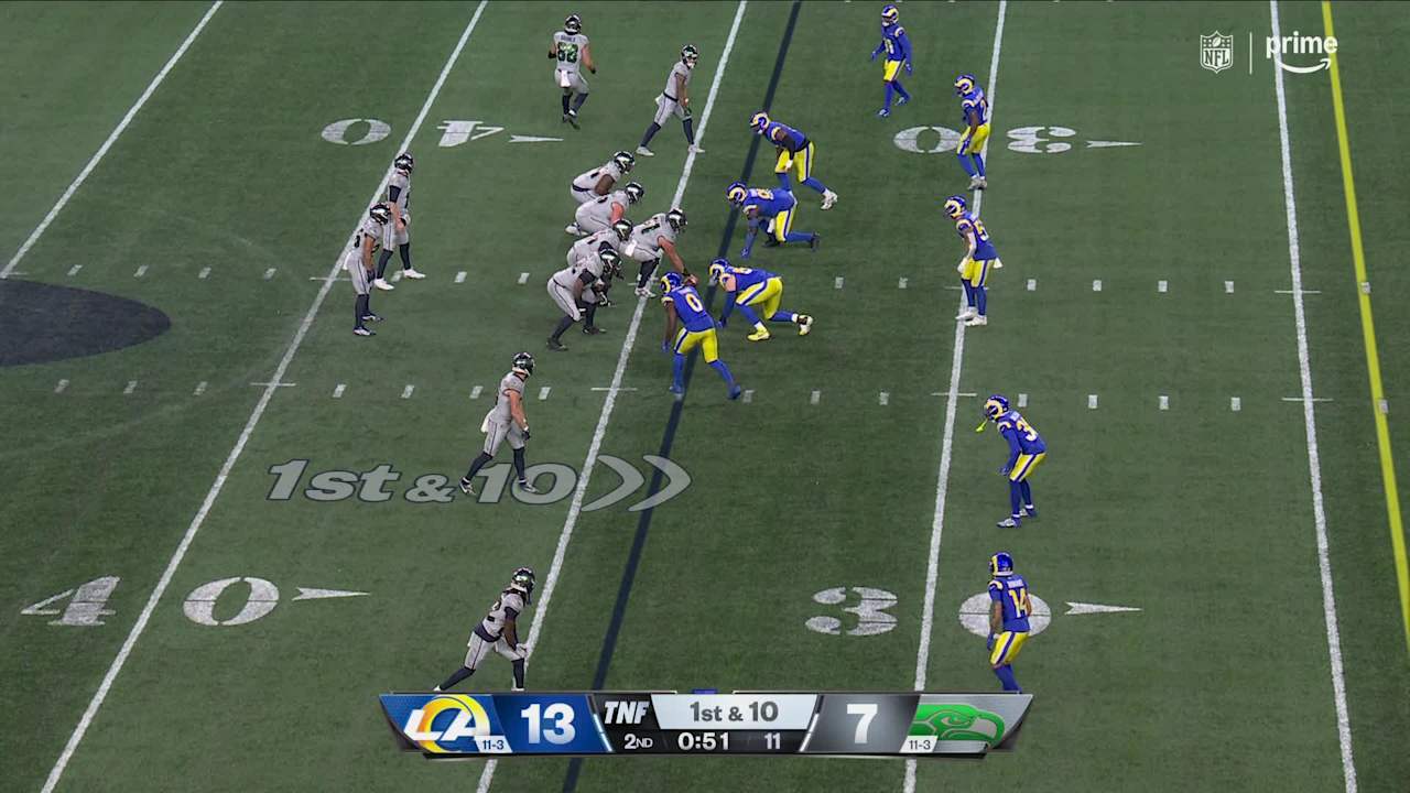 Los Angeles Rams safety Kam Curl's helmet clobber caused a Seattle ...