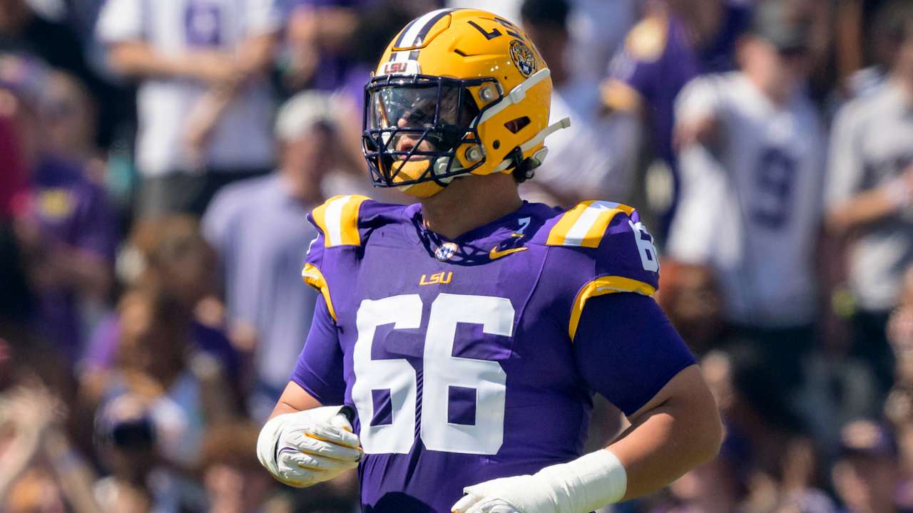 LSU OL Will Campbell's arm length measures longer at pro day than it ...