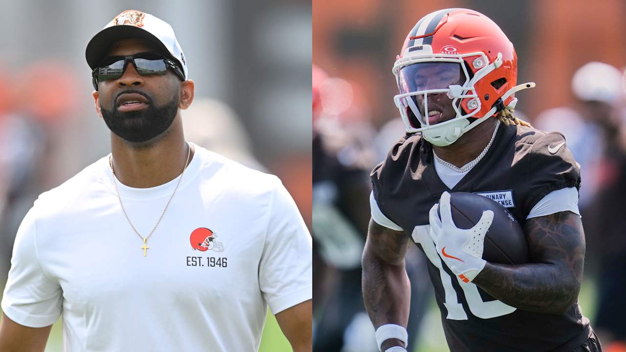Browns' Andrew Berry indicates Quinshon Judkins may not be at camp soon ...