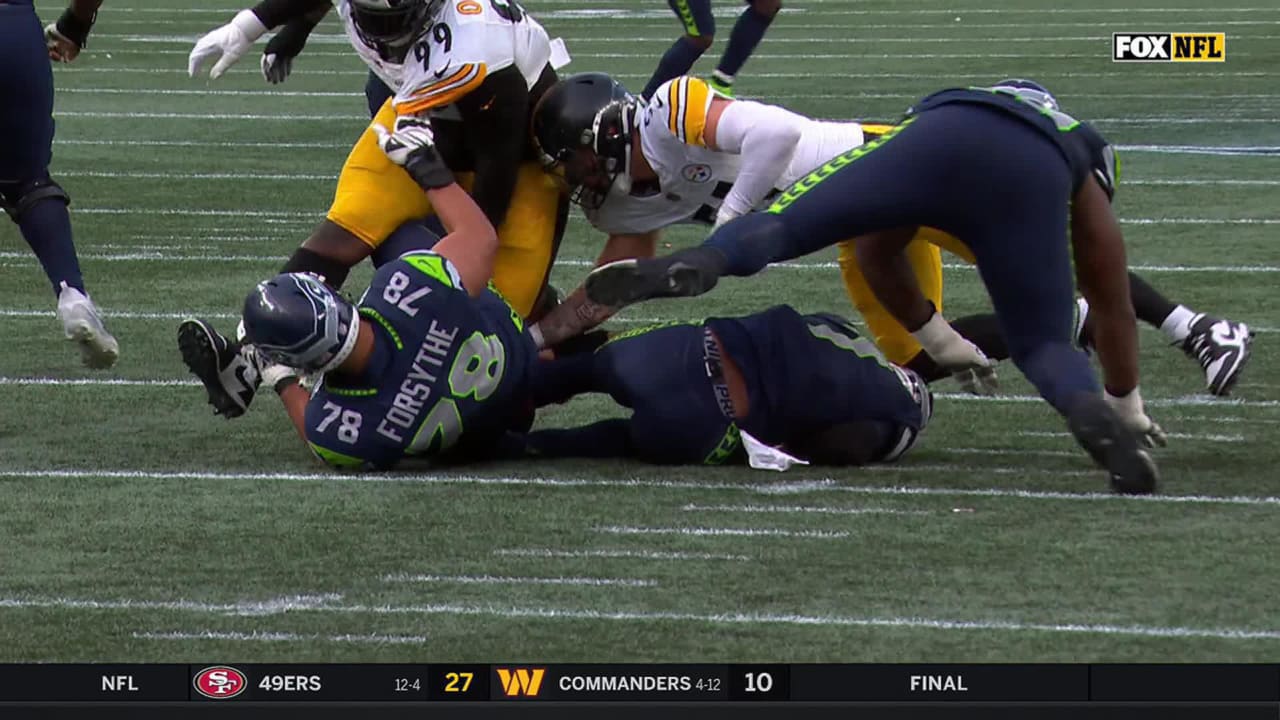 Pittsburgh Steelers linebacker Nick Herbig's blindside strip-sack vs ...