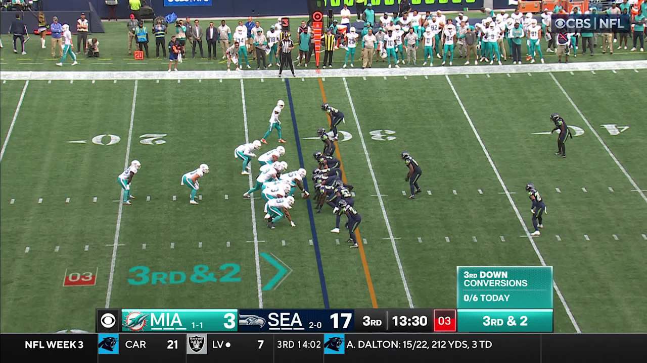 Seattle Seahawks linebacker Tyrel Dodson goes untouched on 7-yard sack ...