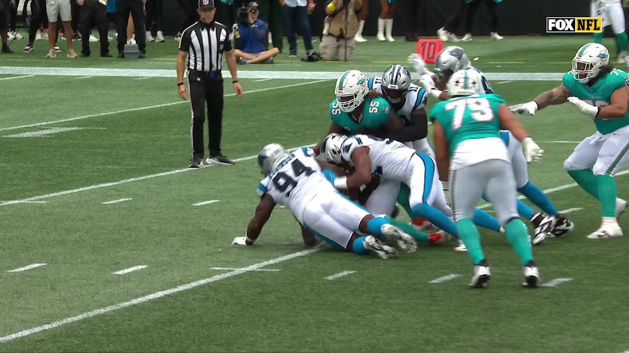 Carolina Panthers defensive end A'Shawn Robinson huge third-down sack ...