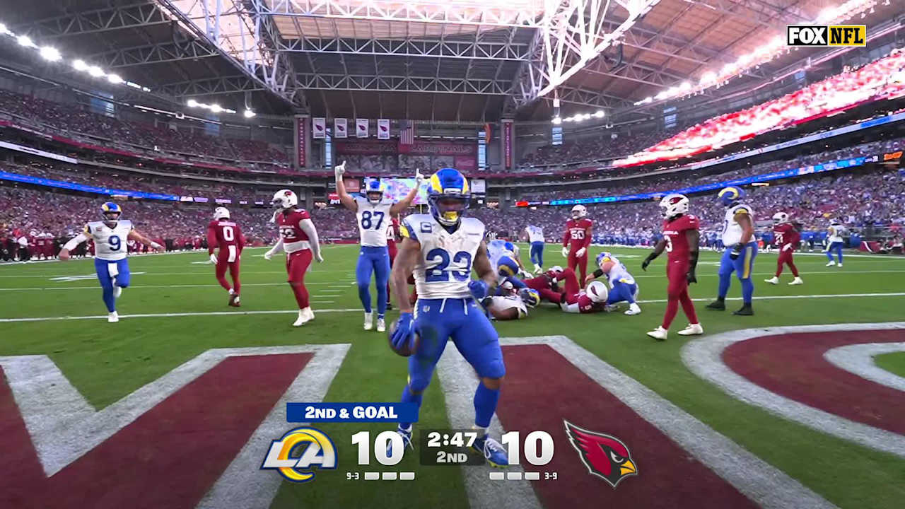 Los Angeles Rams running back Kyren Williams' 11th touchdown of 2025 ...