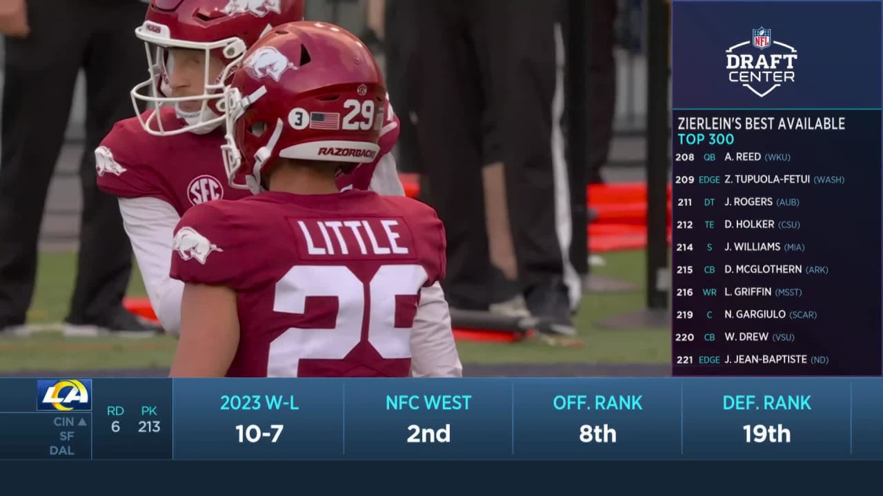 Jacksonville Jaguars select Arkansas Razorbacks kicker Cam Little with ...