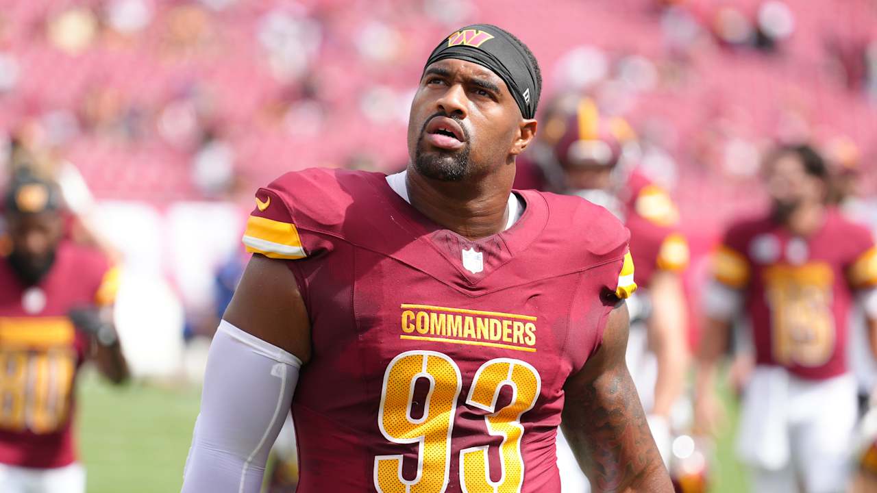 Commanders DT Jonathan Allen out for season with torn pectoral muscle
