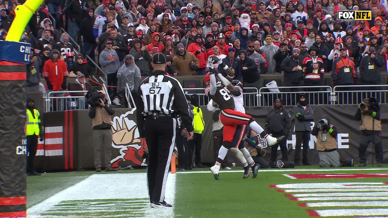 Cleveland Browns tight end David Njoku scores on toe-tapping TD in the ...