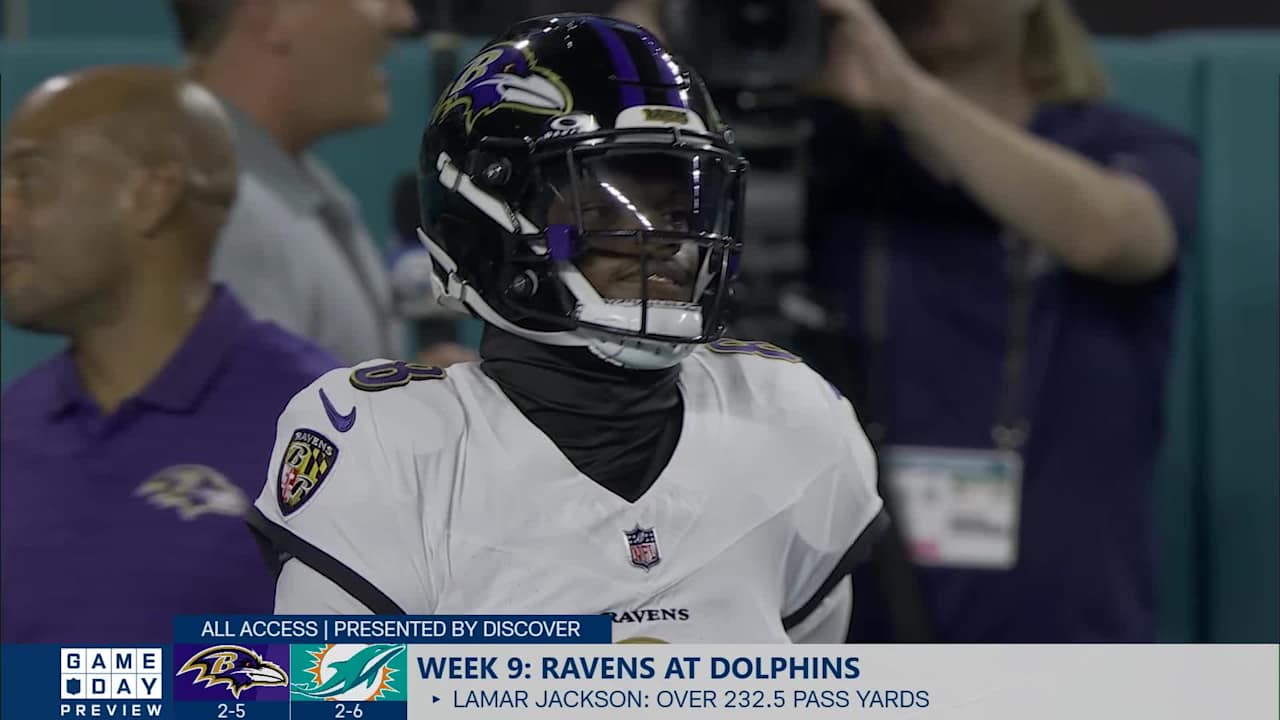 Ravens vs. Dolphins Week 9 Preview | All Access presented by Discover