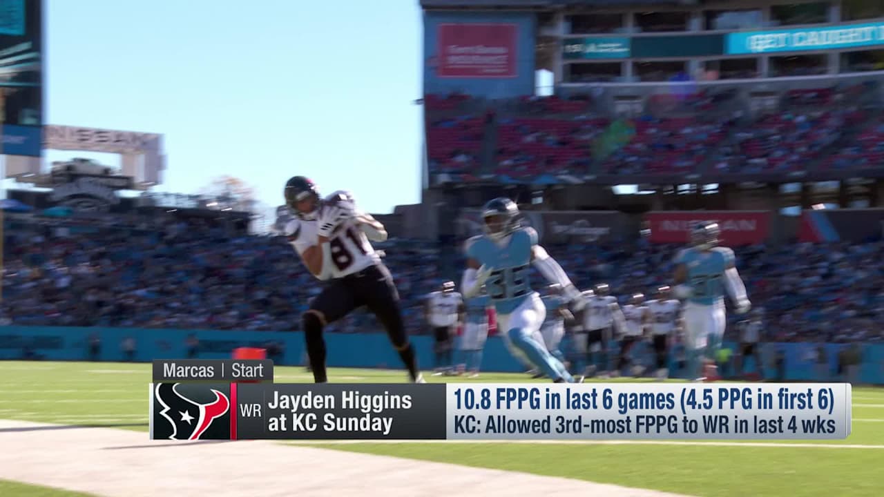 Houston Texans-Kansas City Chiefs fantasy preview | 'NFL Fantasy Live'