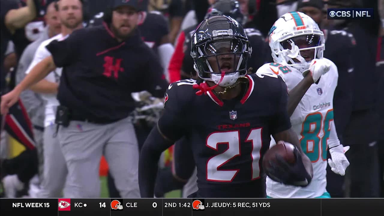 Can't Miss Play: Huge INT! Houston Texans safety Calen Bullock takes ...