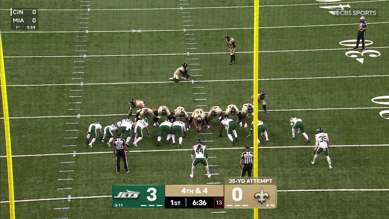 New Orleans Saints kicker Charlie Smyth's 35-yard FG ties game in first ...