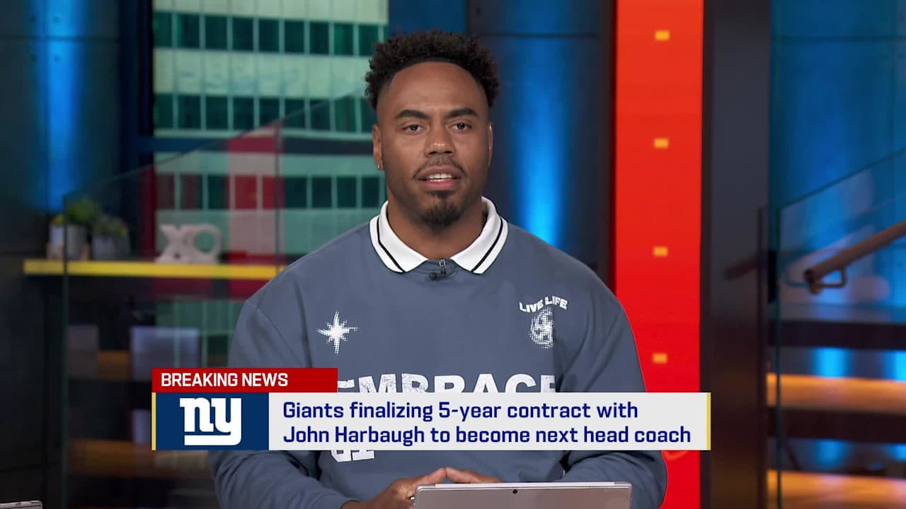 'GMFB' reacts to New York Giants' move to sign John Harbaugh as head coach