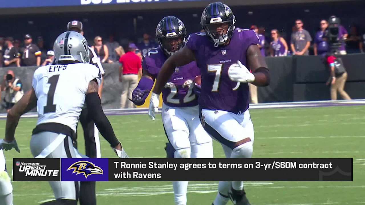 Offensive tackle Ronnie Stanley agrees to 3-year, $60M contract with ...