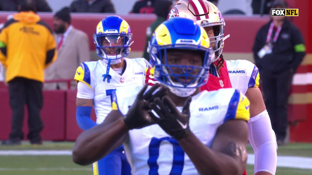 Los Angeles Rams rookie outside linebacker Byron Young plants San ...