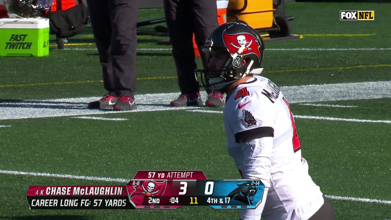 Tampa Bay Buccaneers kicker Chase McLaughlin's 57-yard FG extends ...