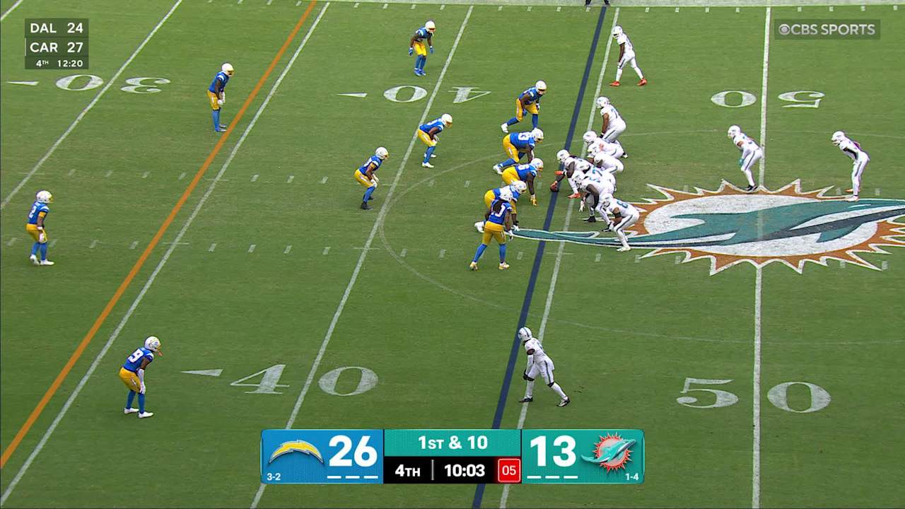 Miami Dolphins quarterback Tua Tagovailoa's tight window pass to ...