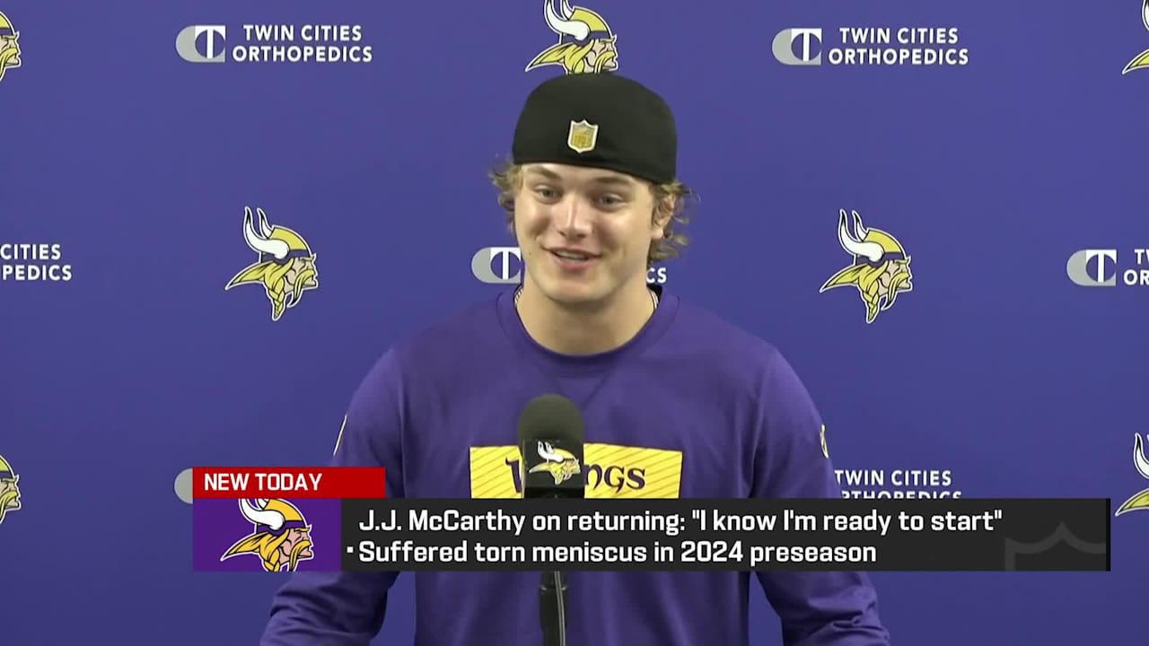 Minnesota Vikings quarterback J.J. McCarthy: 'I know I'm ready to start' at QB for Vikings in ...
