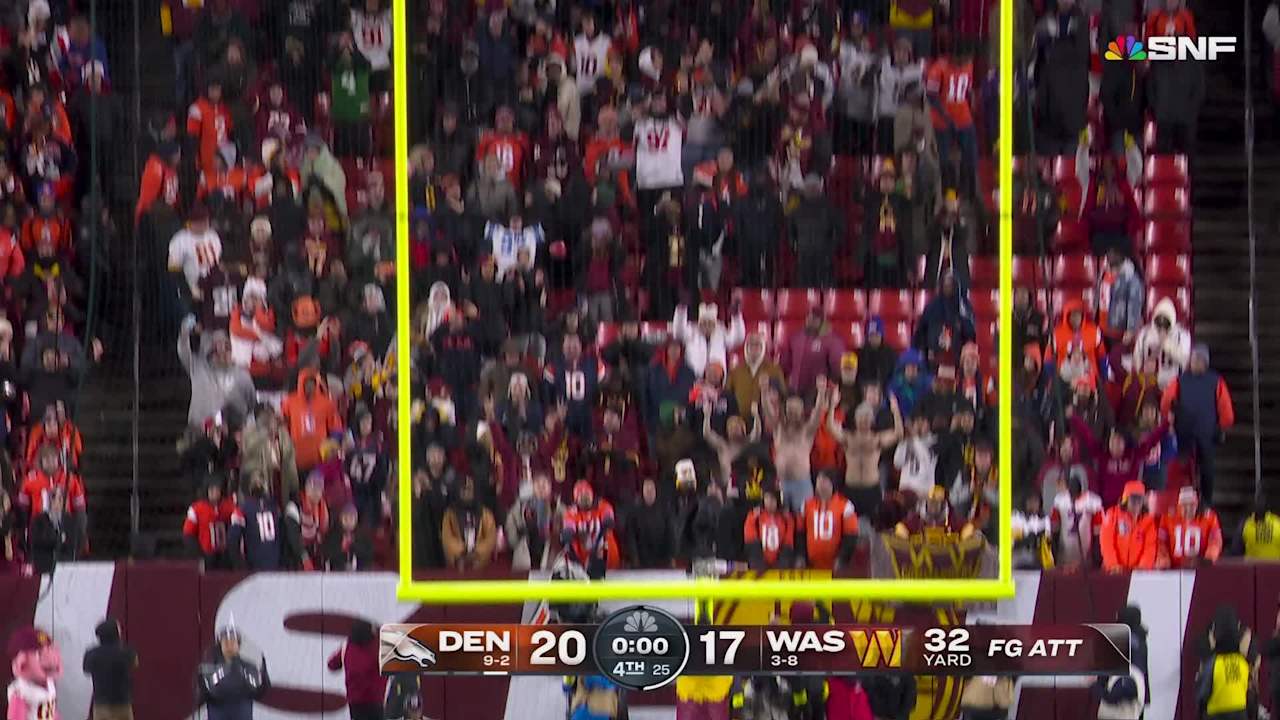 Washington Commanders kicker Jake Moody's 32-yard field goal sends ...