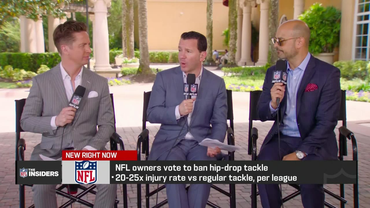 NFL Network Insider Tom Pelissero: NFL banning the 'swivel hip-drop tackle' starting in 2024 ...