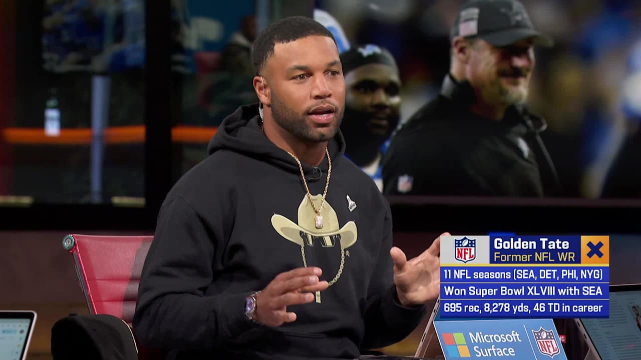 Former NFL wide receiver Golden Tate on how he characterizes '24 Lions ...