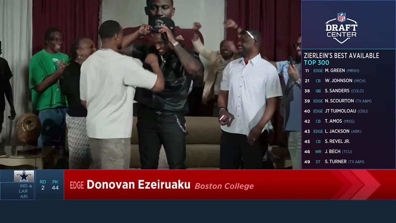 NFL Network’s Lance Zierlein on edge rusher Donovan Ezeiruaku: 'Turns ...