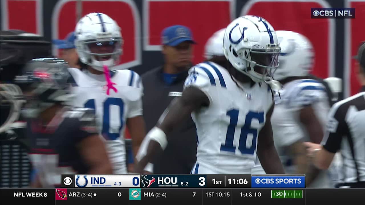 Indianapolis Colts wide receiver Ashton Dulin dices up Houston Texans ...