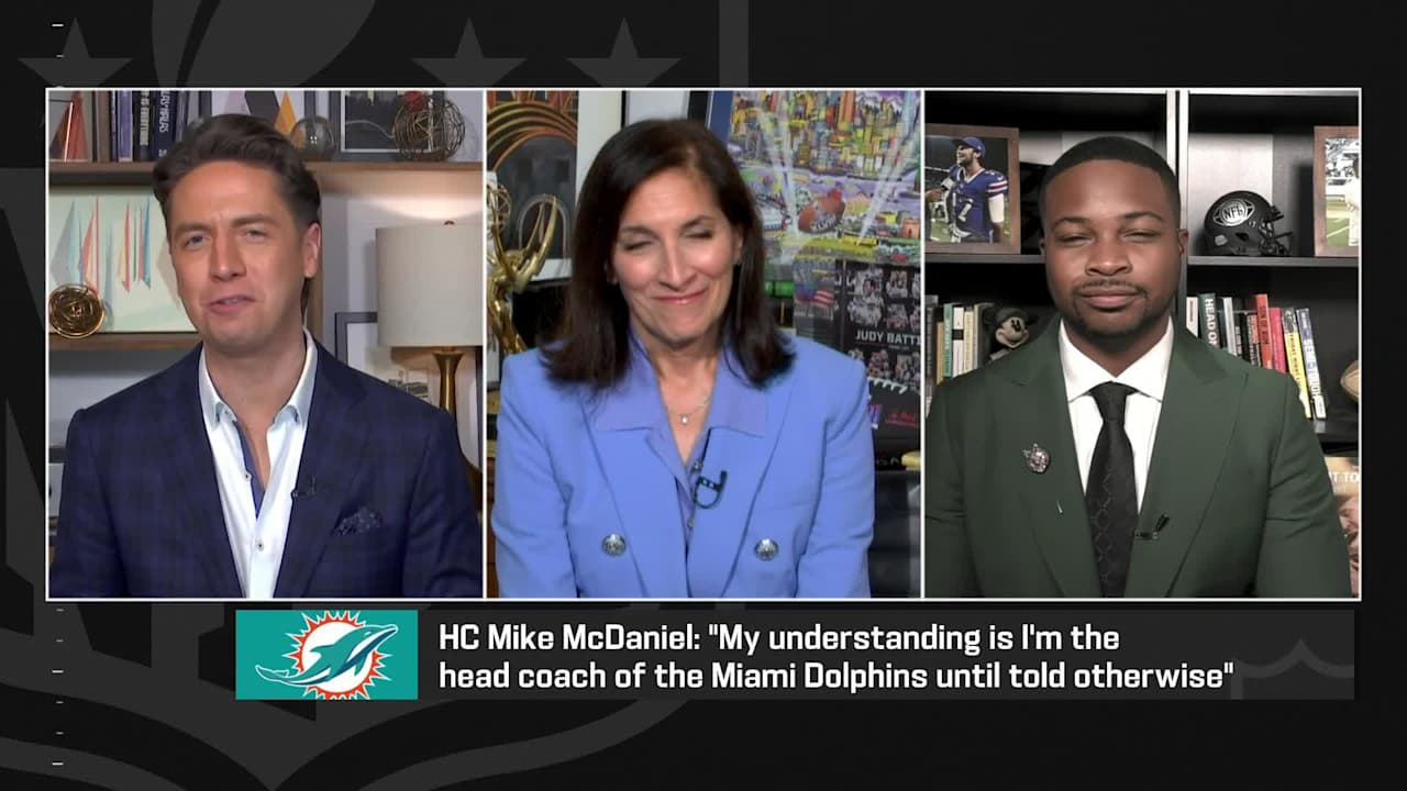 NFL Network reporter Cameron Wolfe discusses head coach Mike McDaniel's ...
