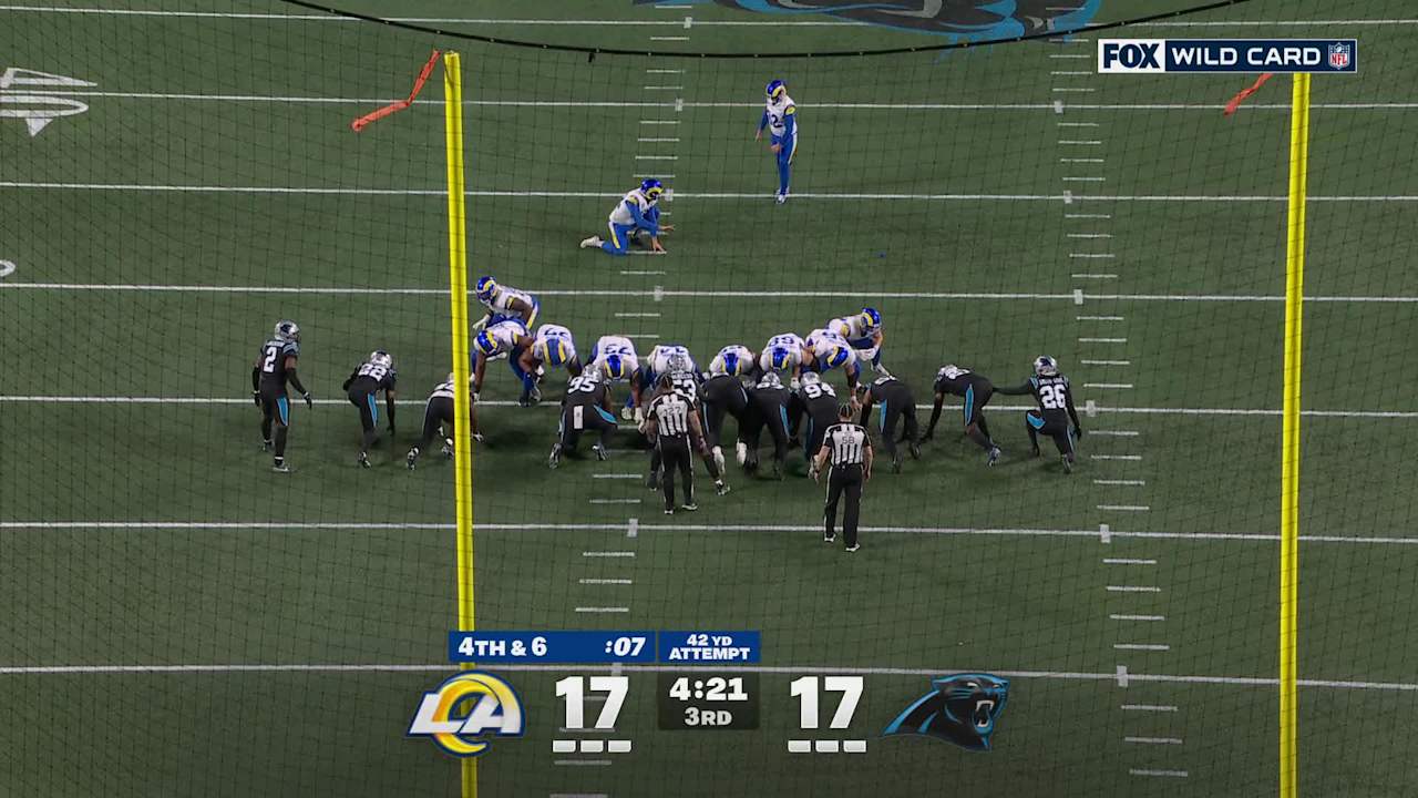 Kicker Harrison Mevis' 42-yard FG gives Los Angeles Rams a 20-17 lead ...