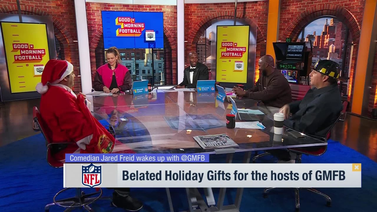 Comedian Jared Freid shares belated holiday gifts for the hosts of 'GMFB'