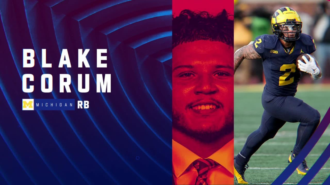 Running back Blake Corum's 2024 NFL Scouting Combine workout