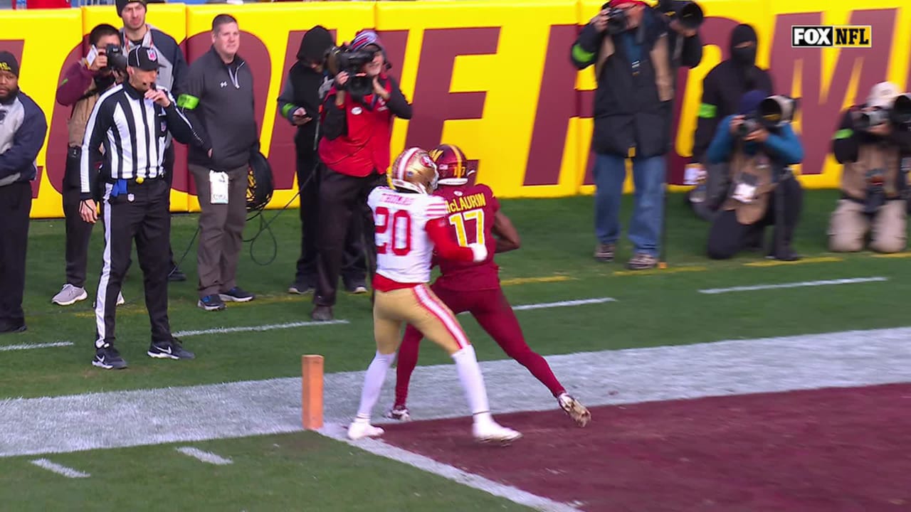 Washington Commanders quarterback Sam Howell and wide receiver Terry ...