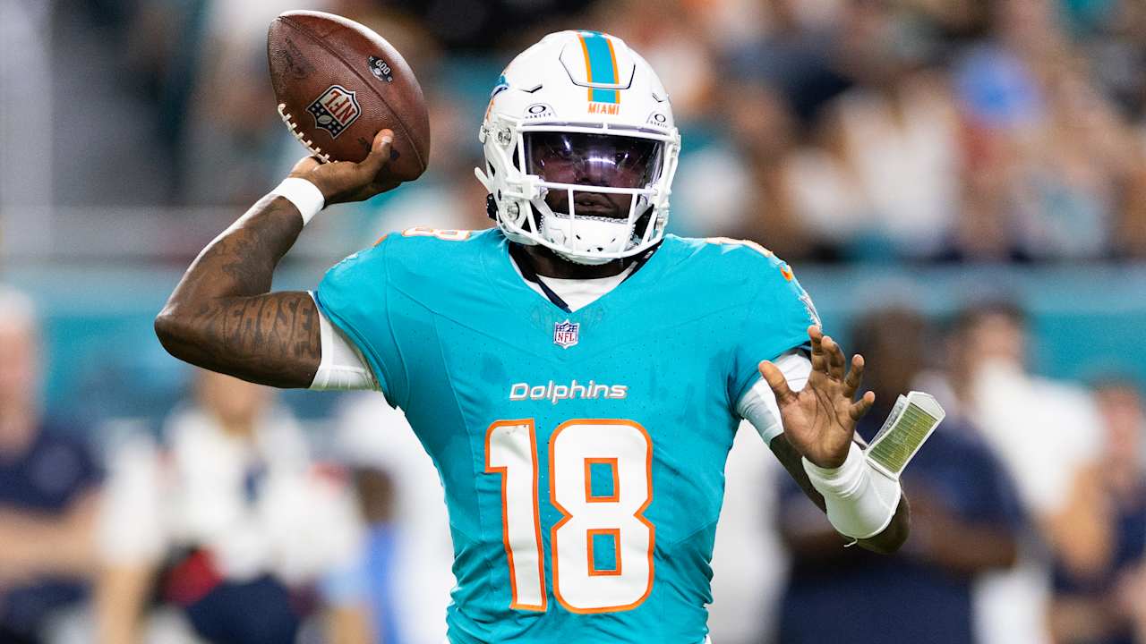 Dolphins to start QB Tyler Huntley in Week 5 vs. Patriots; Odell ...