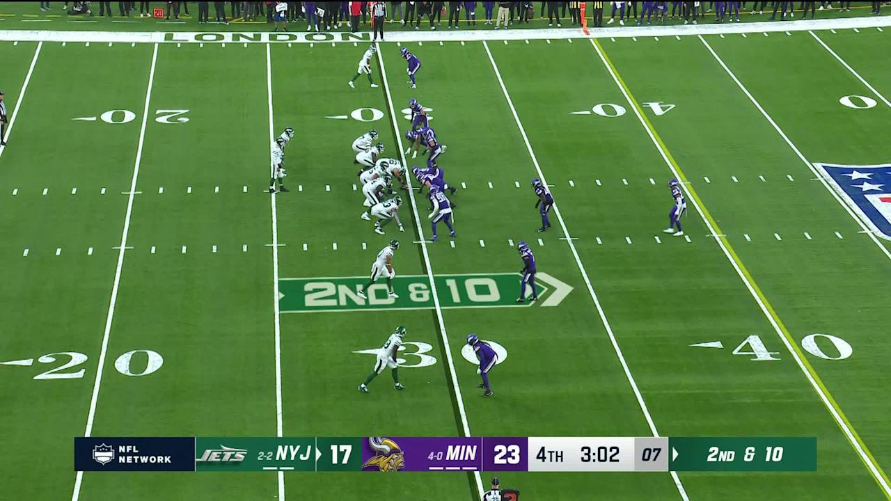 New York Jets wide receiver Garrett Wilson's 16-yard catch gets Jets ...