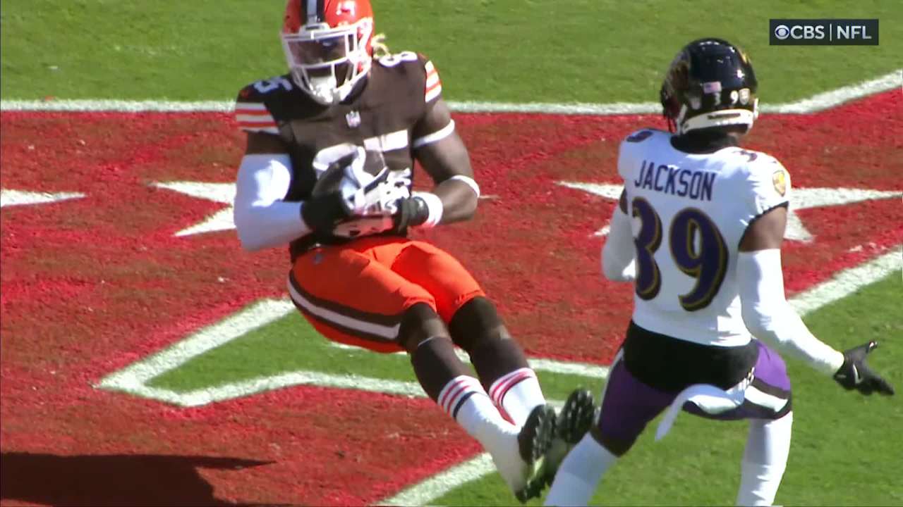 Can't-Miss Play: Cleveland Browns tight end David Njoku's leaping ...