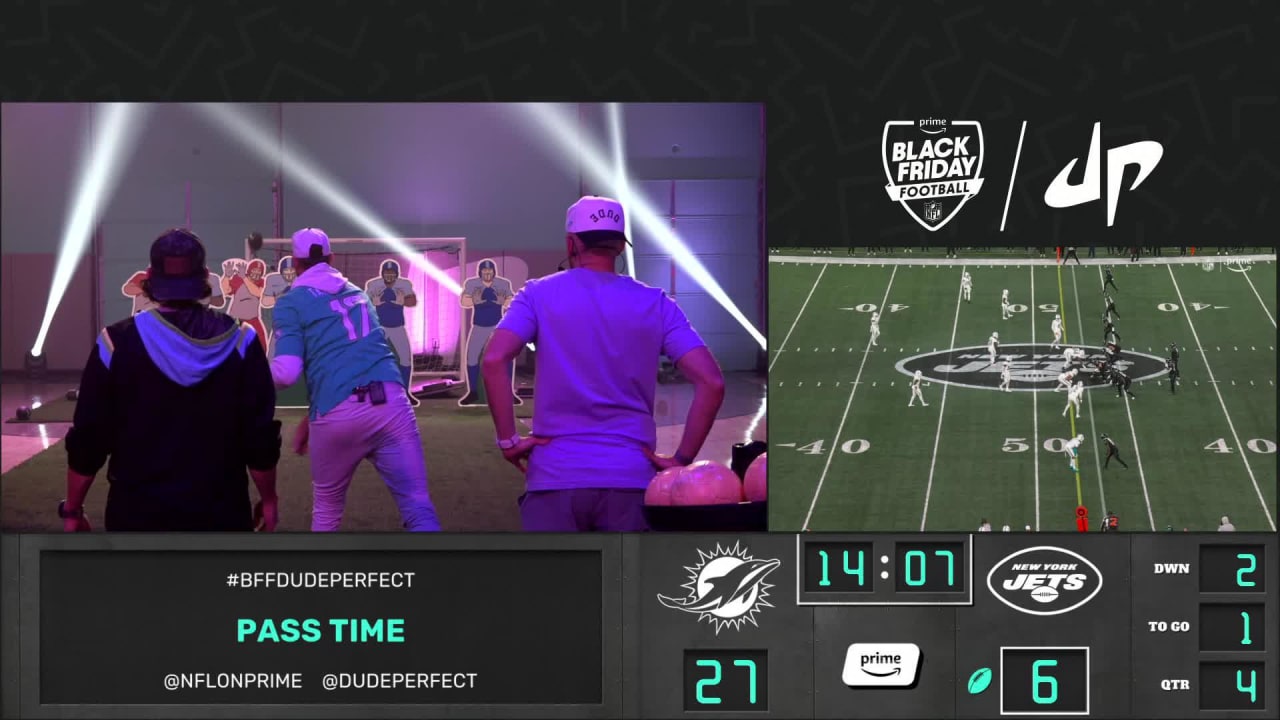 Dude Perfect Crew plays pass time challenge | 'Black Friday Dude Perfect'