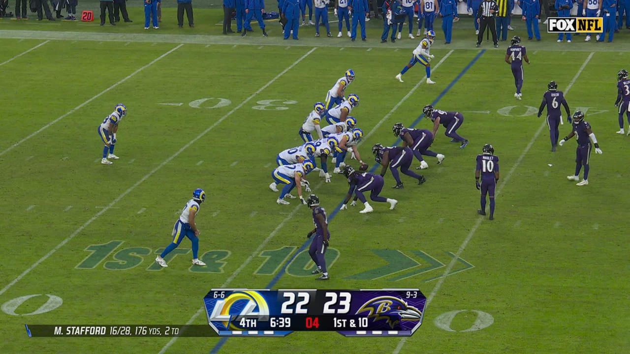 Los Angeles Rams tight end Davis Allen snags 21-yard reception up the seam